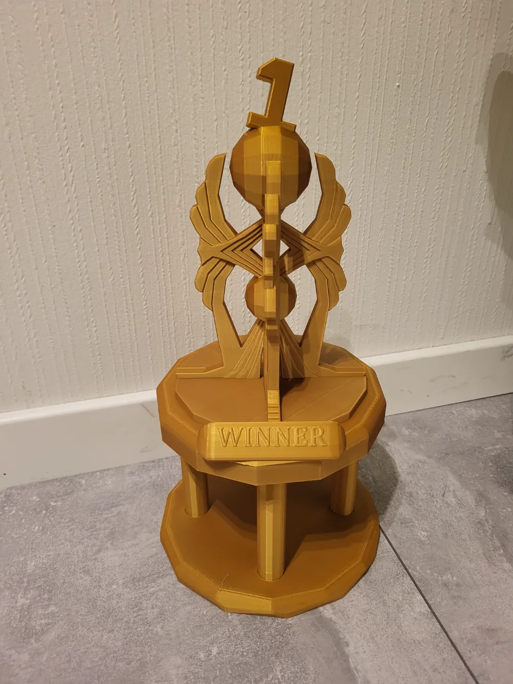 Winner Trophy Low Poly by Dag Axel - MakerWorld