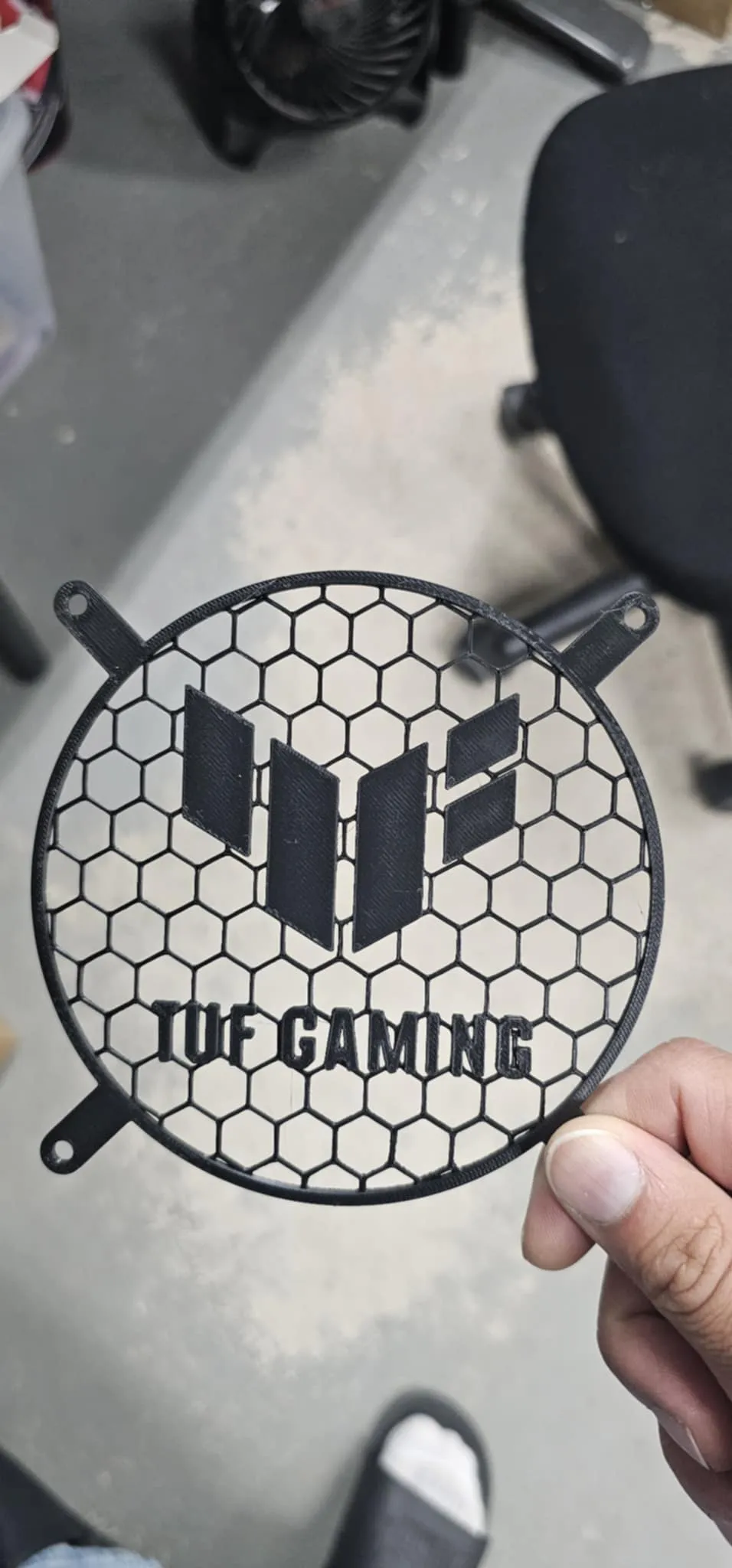 TUF gaming PC fan grills by Oskeno MakerWorld: Download Free 3D Models