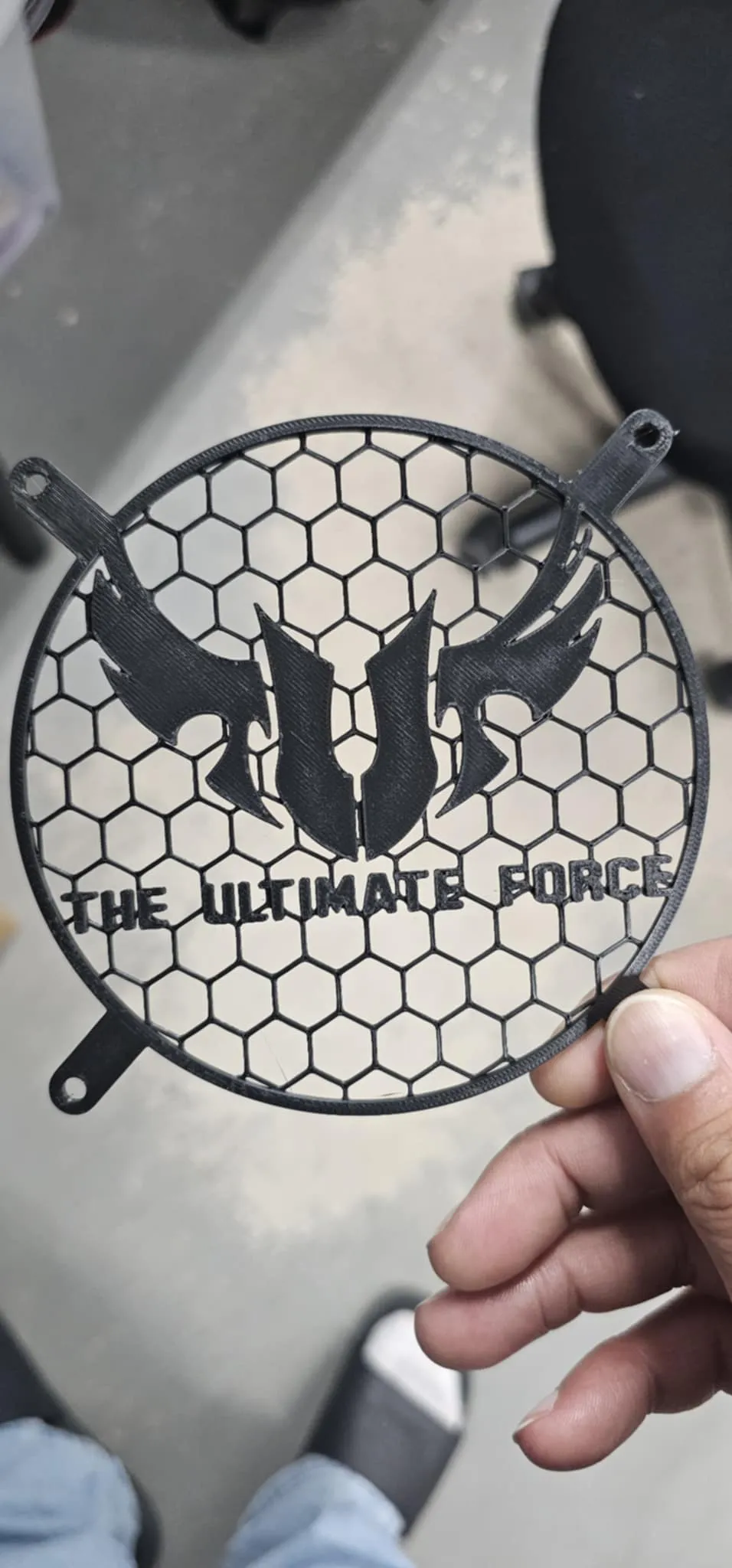 TUF gaming PC fan grills by Oskeno MakerWorld: Download Free 3D Models