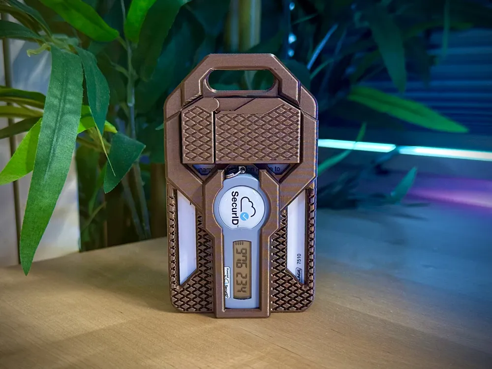 Badge Holder (RSA + YubiKey) by bradpaiva MakerWorld: Download Free 3D ...