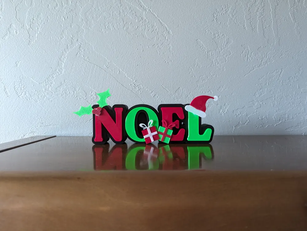 Christmas NOEL Sign by E3P Designs - MakerWorld