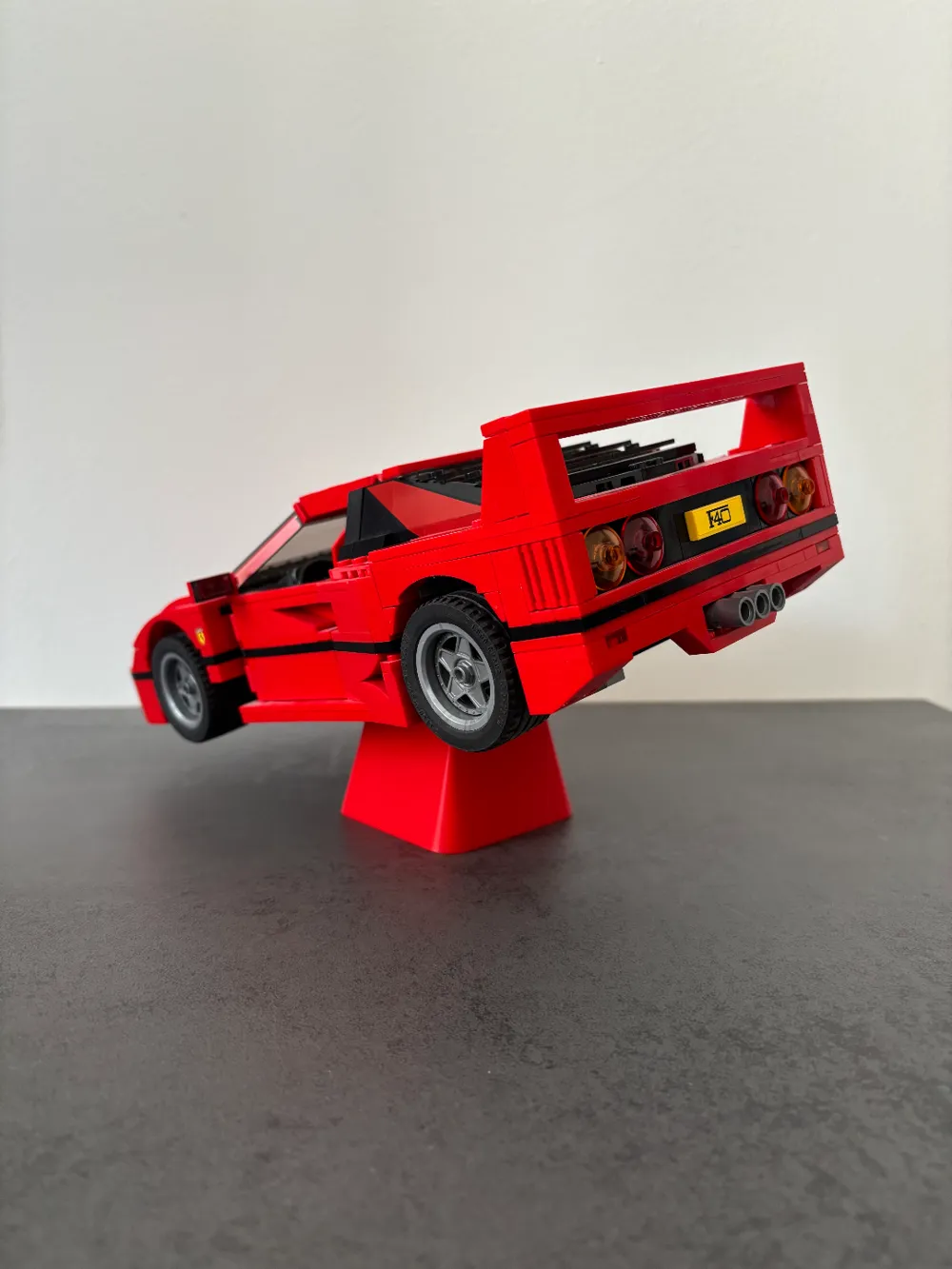 Ferrari F40 10248 Building Block Car Stand - Free 3D Print Model ...