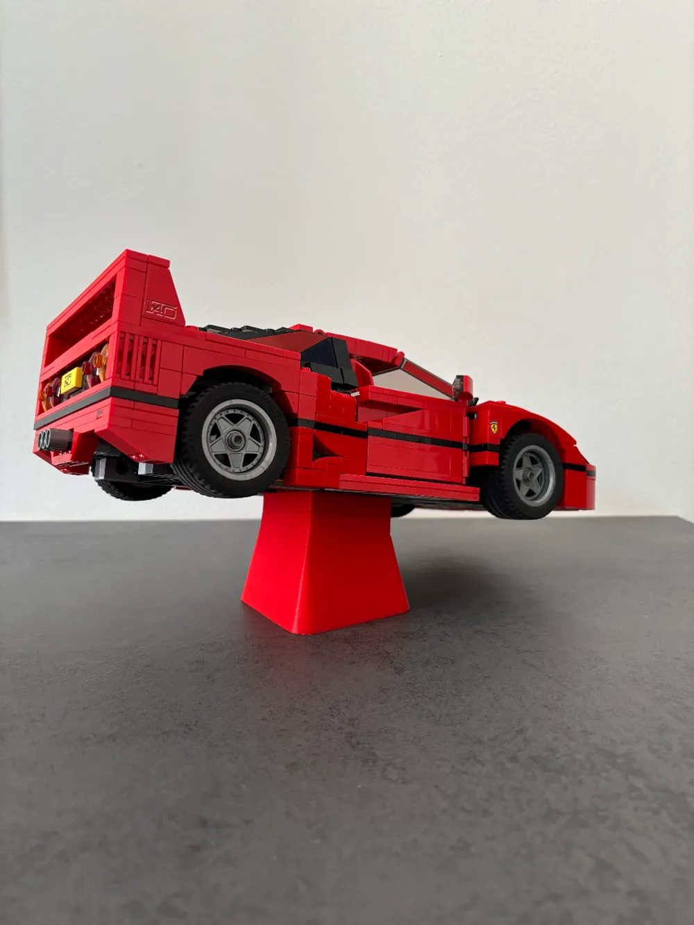 Ferrari F40 10248 Building Block Car Stand - Free 3D Print Model ...