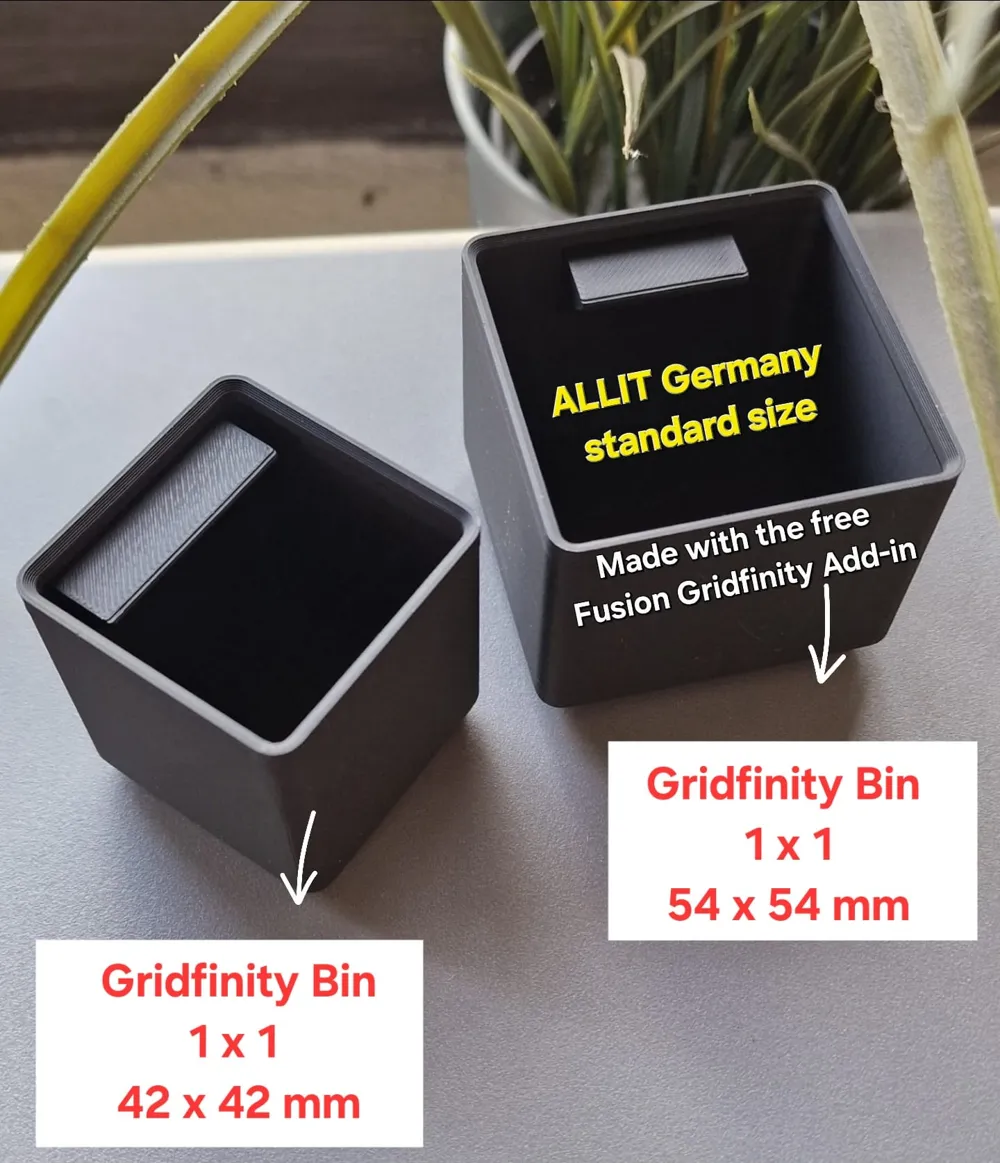 GRIDFINITY Storage Box / Acrylic - PlexiGlass Lid Remixed by Mike Mihai ...