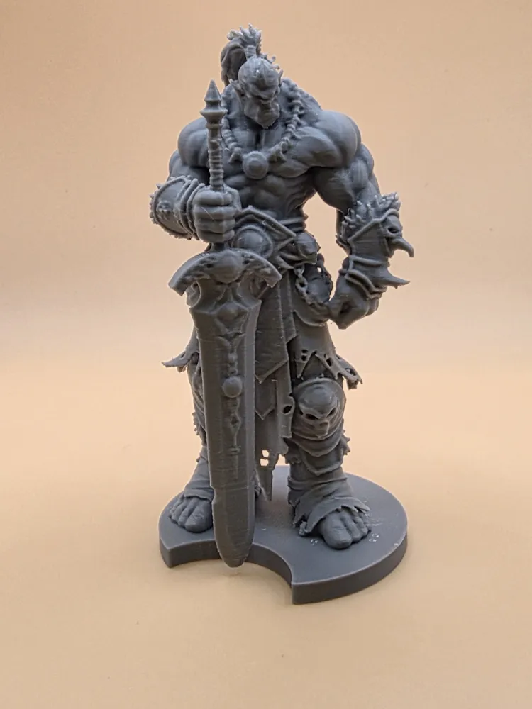 Chef de Guerre Orc – Miniature inspirée de Warcraft - Modèle d ...