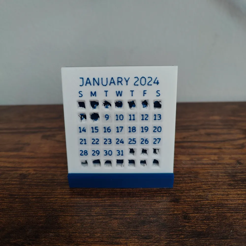 Punch Calendar - 2024 by brad.boothe - MakerWorld