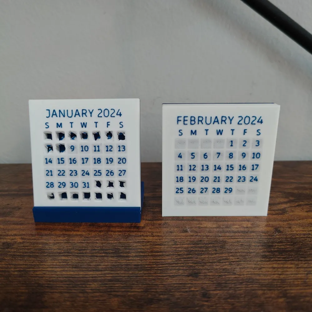 Punch Calendar - 2024 by brad.boothe - MakerWorld