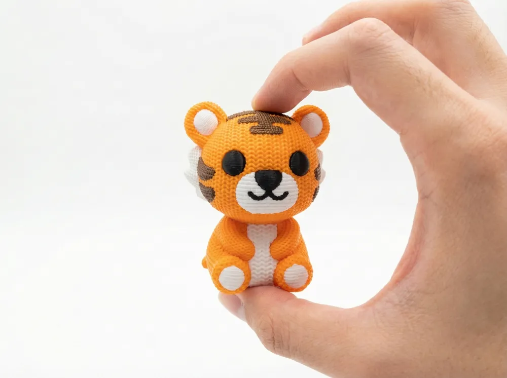 Knitted Tiger - Free 3D Print Model - MakerWorld