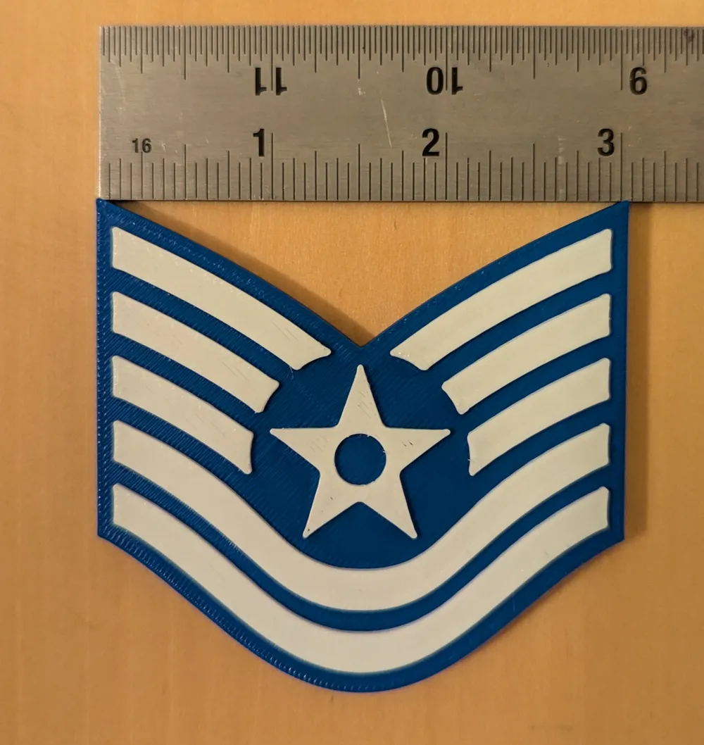 Air Force Technical Sergeant E6 Rank by jwharris79 - MakerWorld