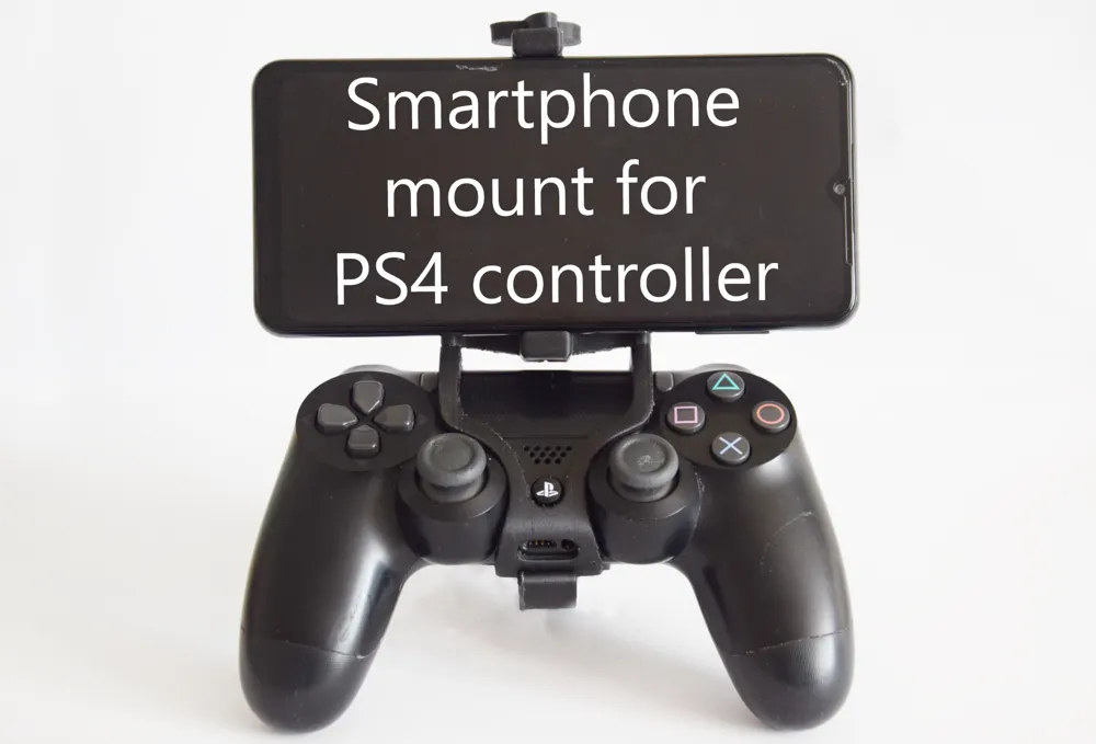 Universal smartphone mount for DUALSHOCK 4 (PS4 controller) by ...