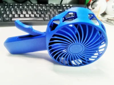 Manual Hand-cranked Handheld Fan - Free 3D Print Model - MakerWorld