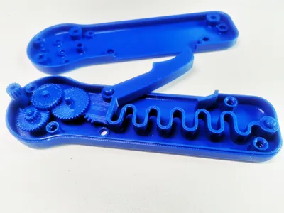 Manual Hand-cranked Handheld Fan - Free 3D Print Model - MakerWorld