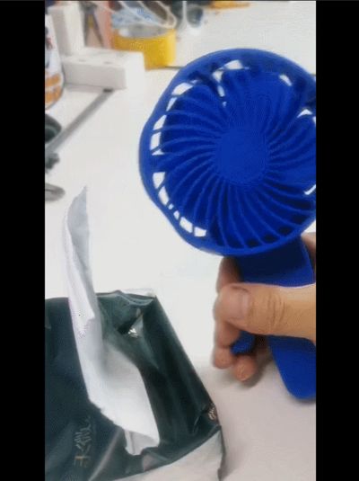 Manual Hand-cranked Handheld Fan - Free 3D Print Model - MakerWorld