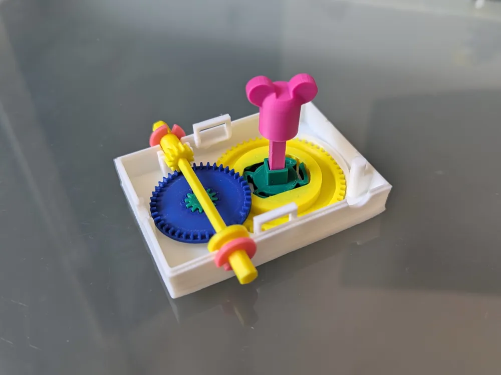 Wind-Up Box Add-On | Move Any 3D Print! - Free 3D Print Model - MakerWorld