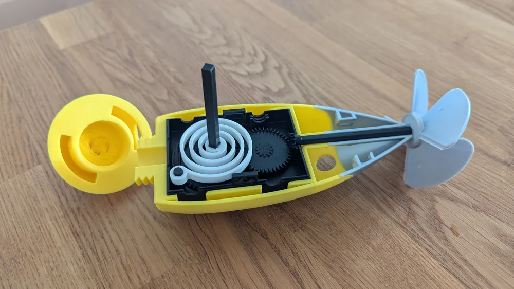 Wind-Up Box Add-On | Move Any 3D Print! - Free 3D Print Model - MakerWorld