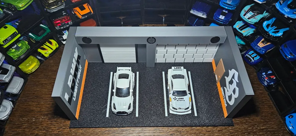 Garage Diorama by FredBoy MakerWorld: Download Free 3D Models