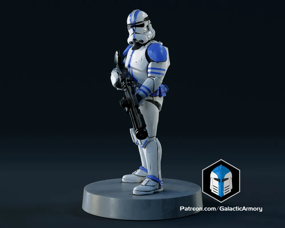 Clone Trooper Figurine - Assault by Galactic Armory - MakerWorld
