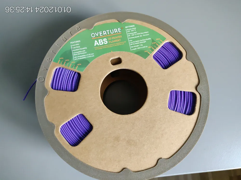Overture Cardboard Spool Adapter Ring by blackxenon - MakerWorld