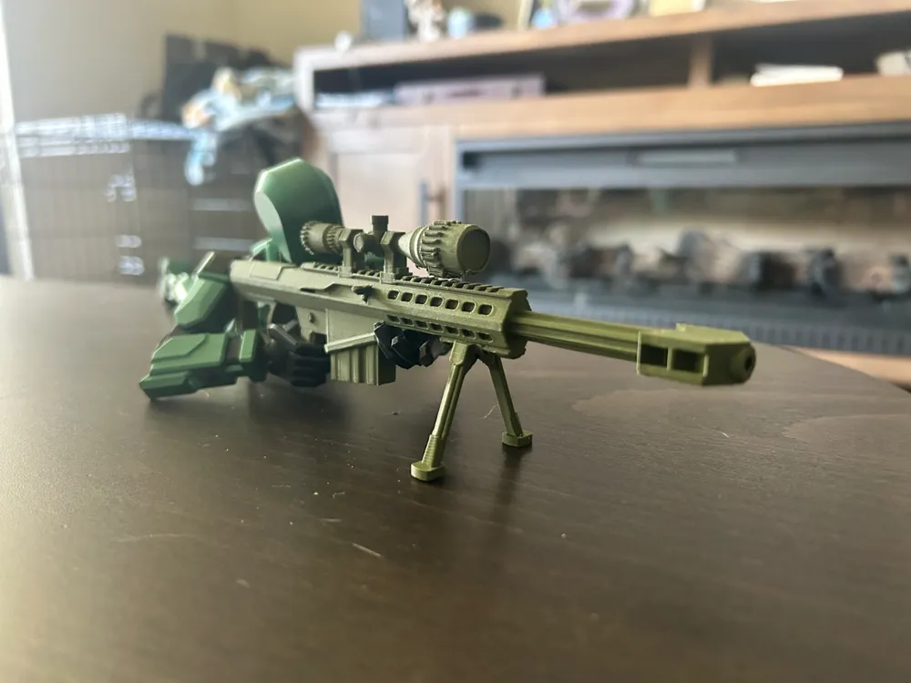 Dummy 13 - Heavy Sniper rifle by Humble Studio MakerWorld: Download Free 3D Models