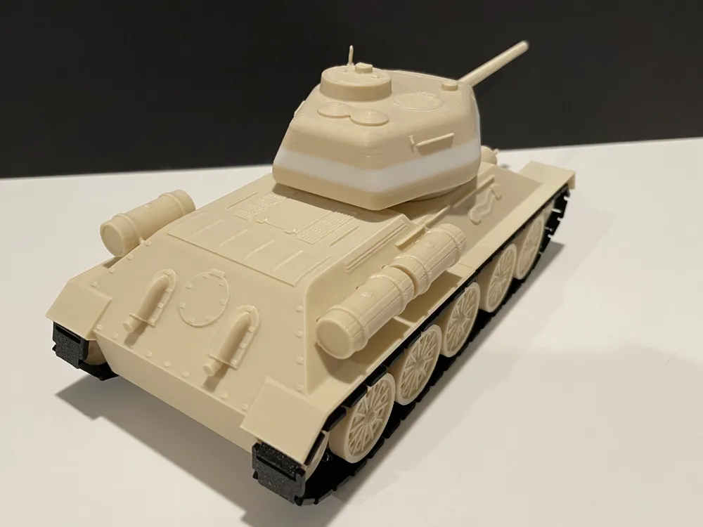 T-34/85 Russian Medium Tank 1:35 Scale by Coffey Manufactury MakerWorld ...