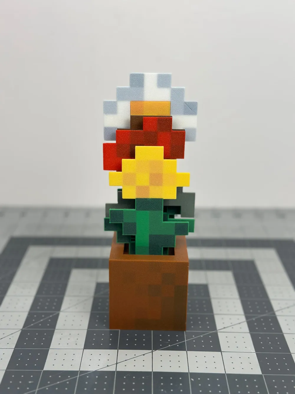 Minecraft Flower Bookmarks with Pot Holder by create3d.co MakerWorld ...