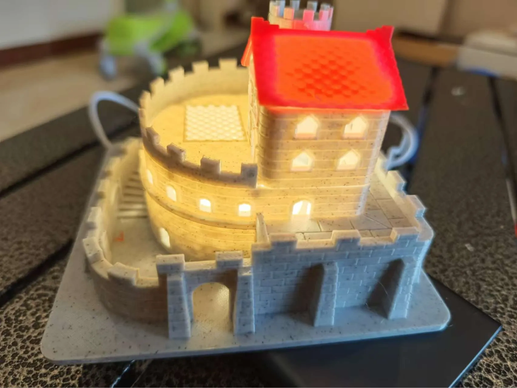 Castle (Ambient Light, Night Light) by 造梦人_ Dream Maker - MakerWorld