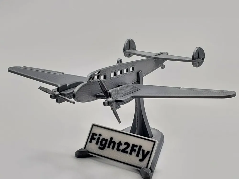 Lockheed L10 Electra Classic Aircraft Model Kit - Free 3D Print Model ...