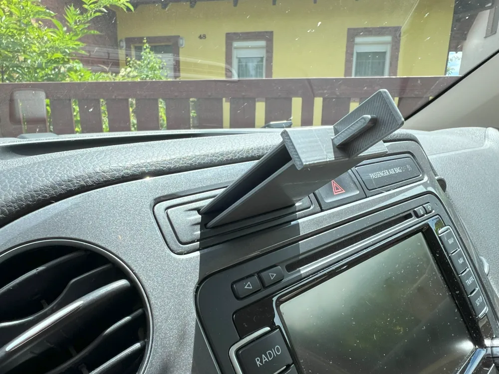VW Tiguan (2011) card slot phone holder adaptor. by sYstemko MakerWorld ...