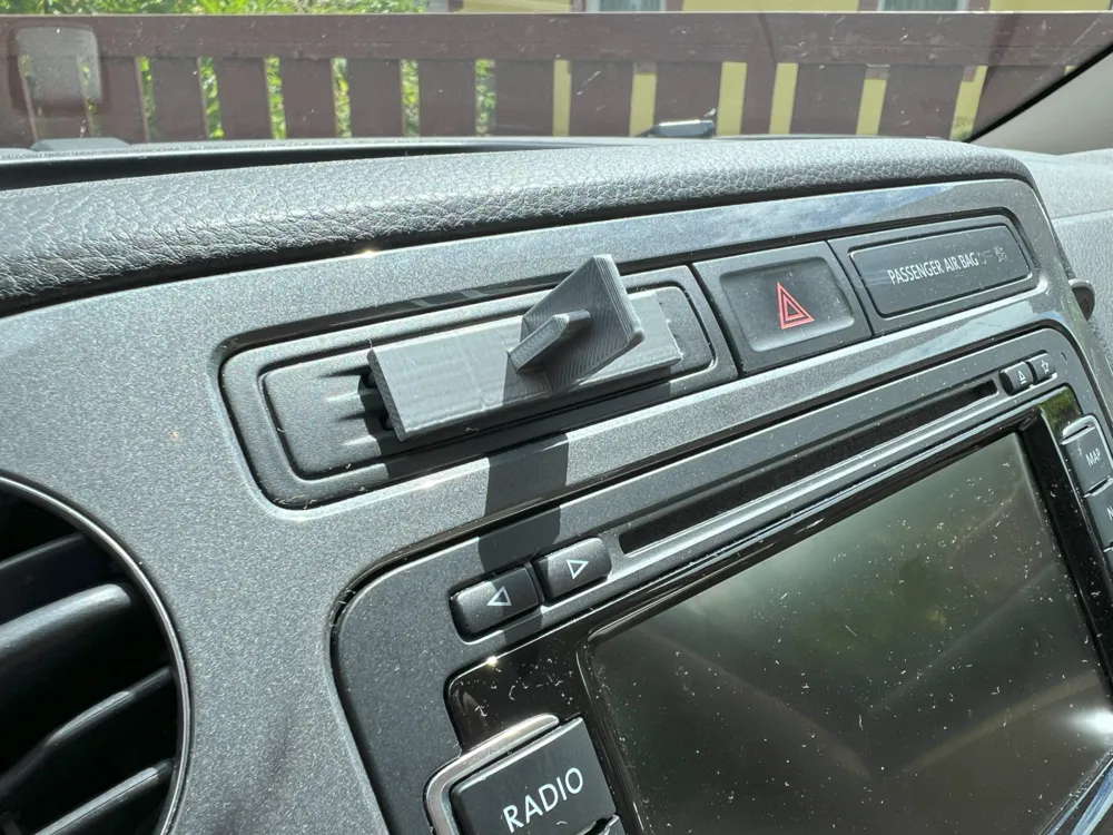 VW Tiguan (2011) card slot phone holder adaptor. by sYstemko MakerWorld ...
