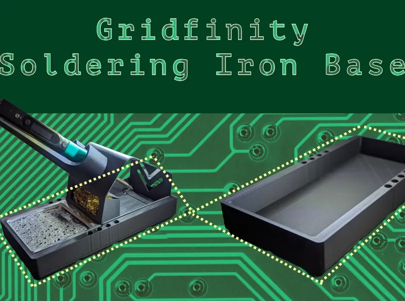 Soldering Station Gridfinity Base by TheAllegededEngineer - MakerWorld