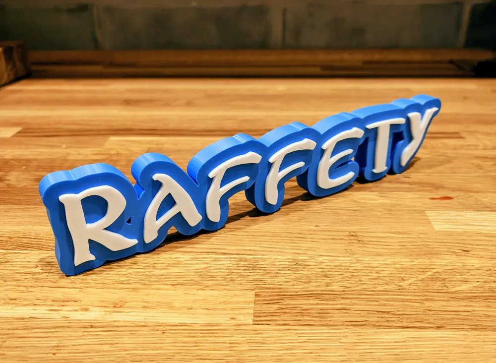 Moana font ***RAFFETY*** - Free 3D Print Model - MakerWorld