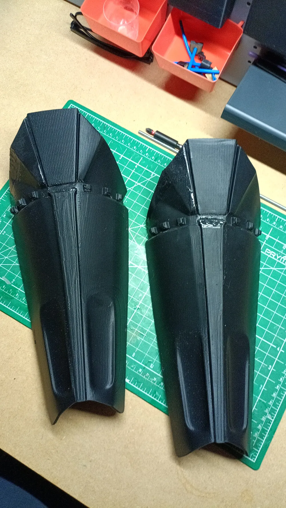 Darth Vader Shin Guards - Free 3D Print Model - MakerWorld