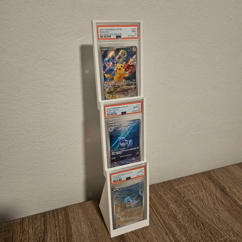 graded card display stacked! by isaluijten - MakerWorld