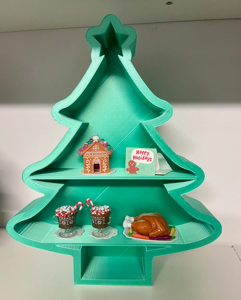 Miniverse Christmas Tree with thiner back panel by Scally - MakerWorld