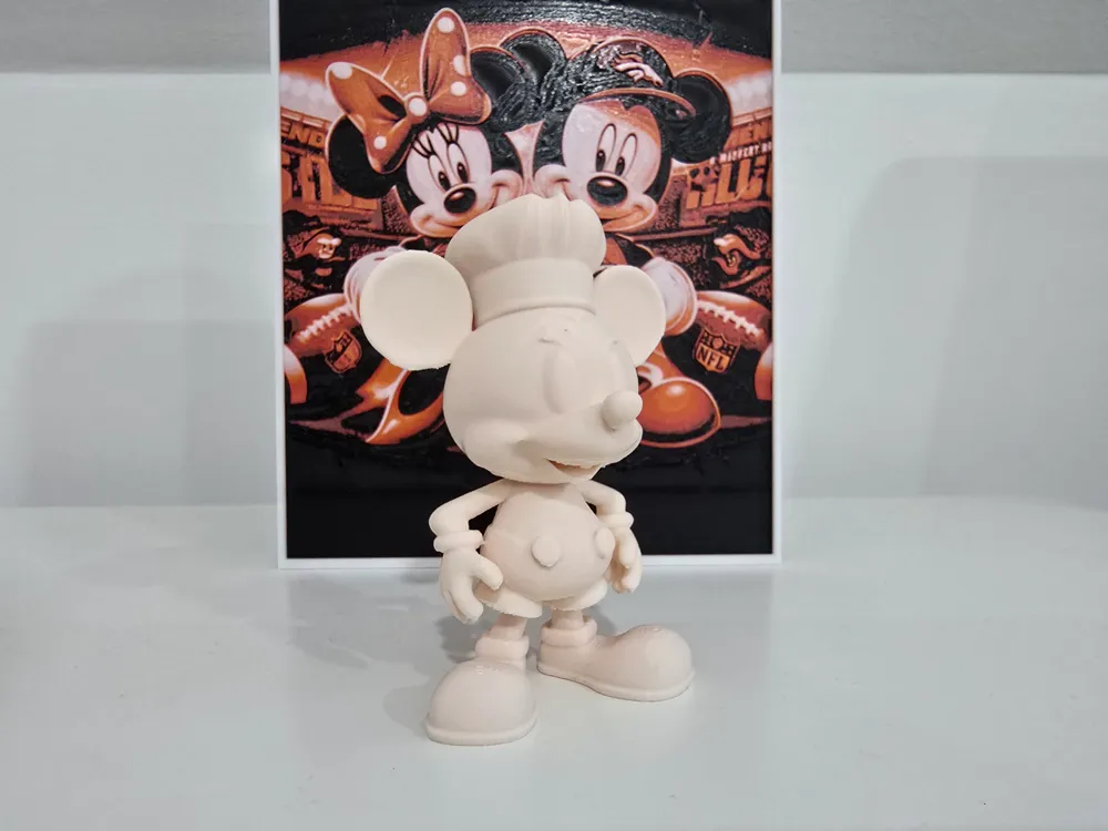 Mickey Mouse Chef - Free 3D Print Model - MakerWorld