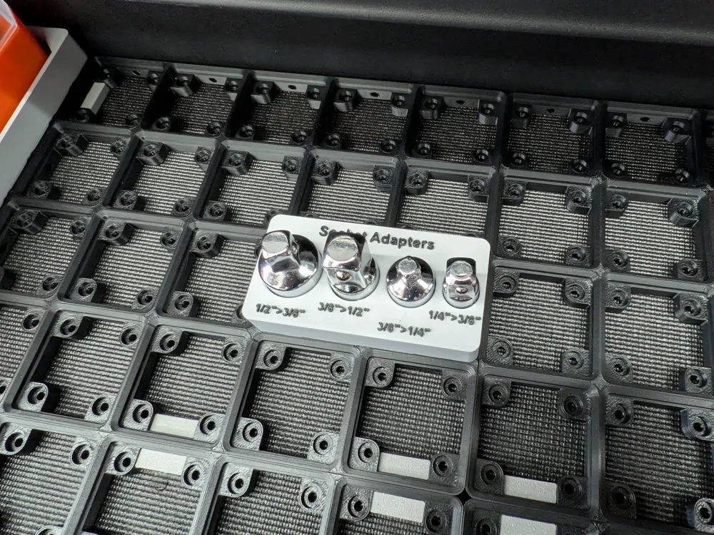 Socket Adapter Set Gridfinity Holder by DisownedPenny MakerWorld: Download Free 3D Models