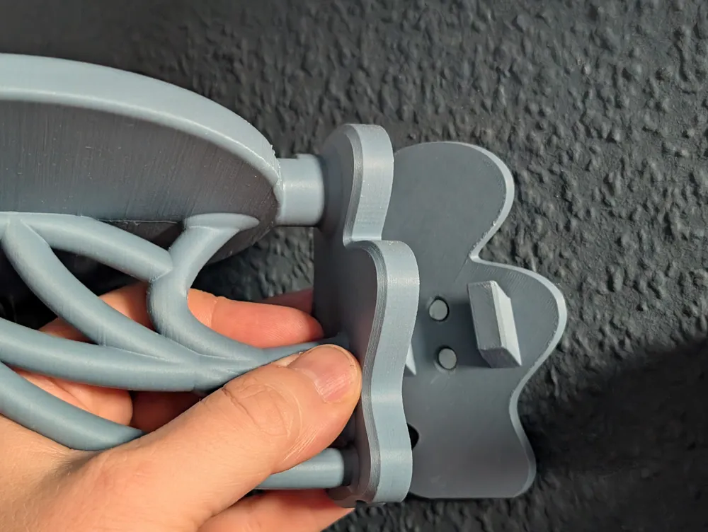 Smart organic shelf with cable management by Janos Kehl MakerWorld ...