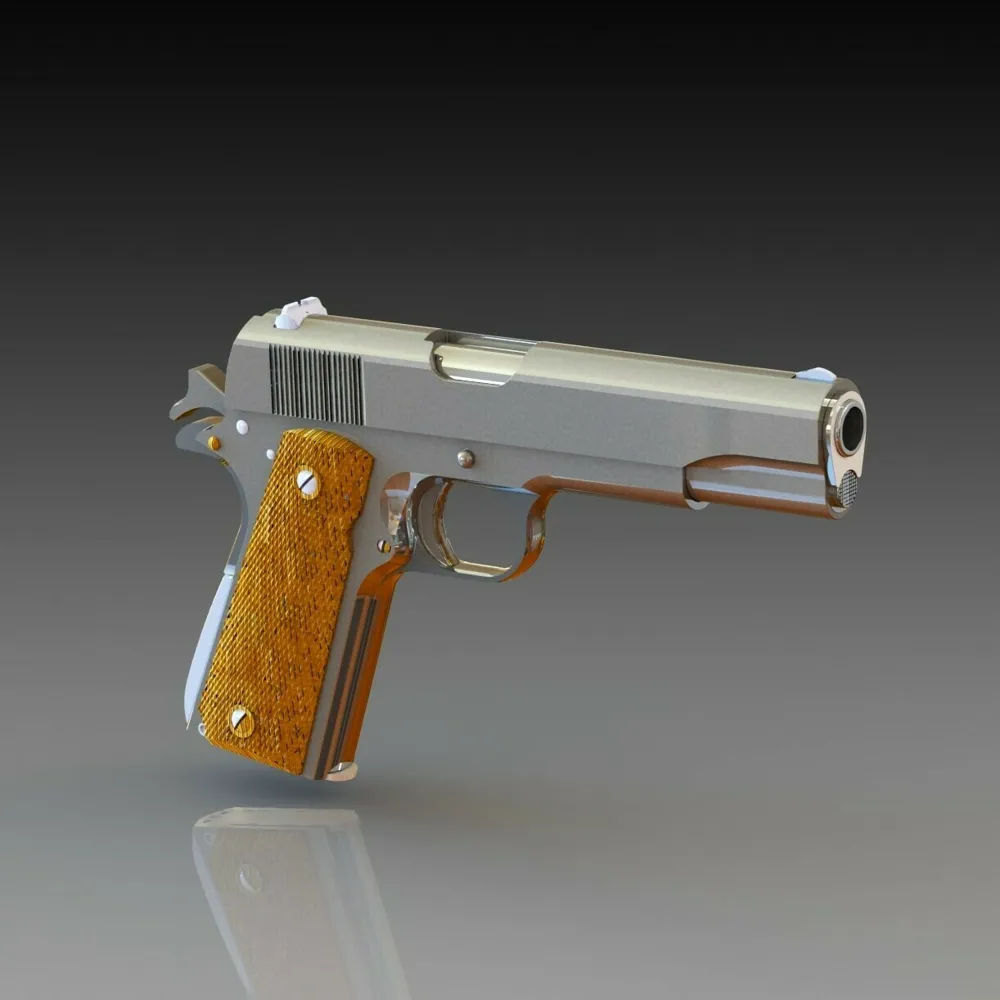 COLT 1911 A1 CAL .45 ACP FRAME - Free 3D Print Model - MakerWorld