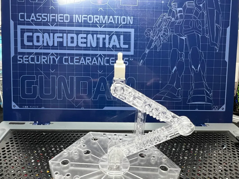 Gundam Action Base 5 - 3mm Peg Adapter - Free 3D Print Model - MakerWorld