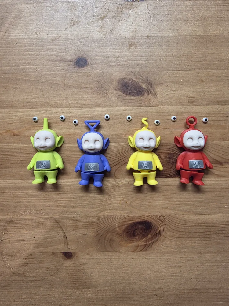 Articulated Teletubbies - Free 3D Print Model - MakerWorld