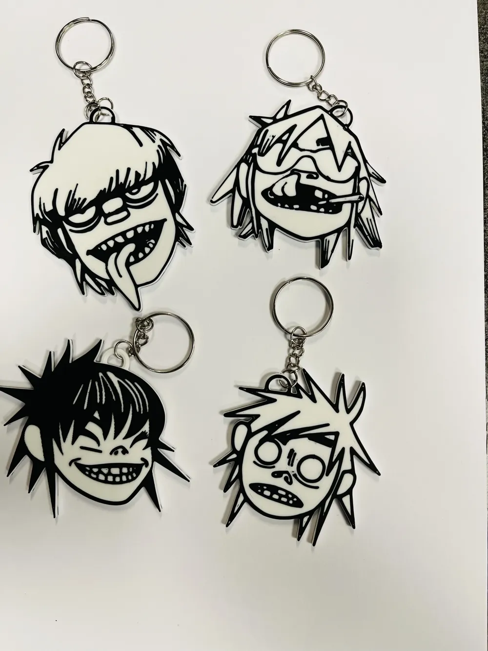Gorillaz keychain Collection - Free 3D Print Model - MakerWorld