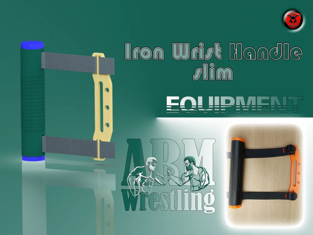Armwrestling Iron Wrist Handle Slim by CopyKnight MakerWorld: Download ...