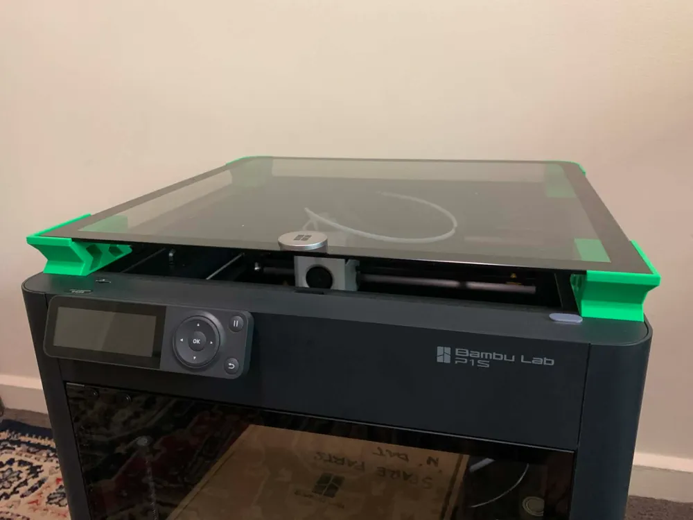 Bambu Lab P1S Glass Risers - Free 3D Print Model - MakerWorld