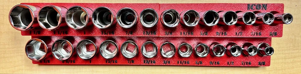 ICON Socket Organizers by Abe Froman MakerWorld: Download Free 3D Models