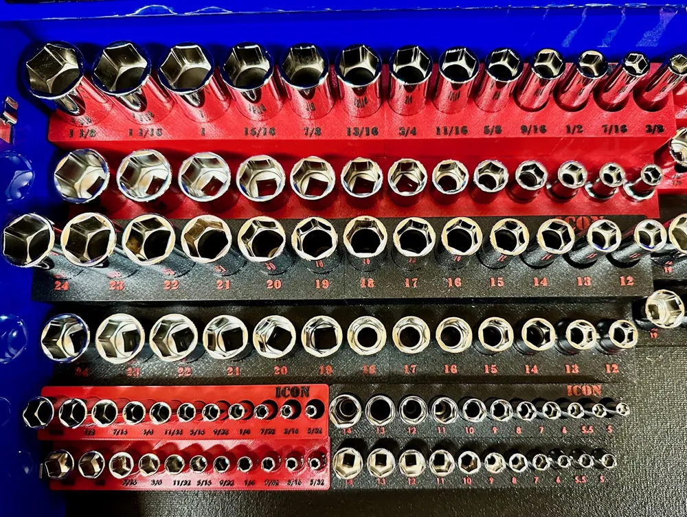 ICON Socket Organizers by Abe Froman MakerWorld: Download Free 3D Models