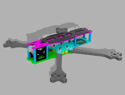 TBS SOURCE ONE V5.1 5inch Frame + Accessories Remixed by SebDaBaBo ...