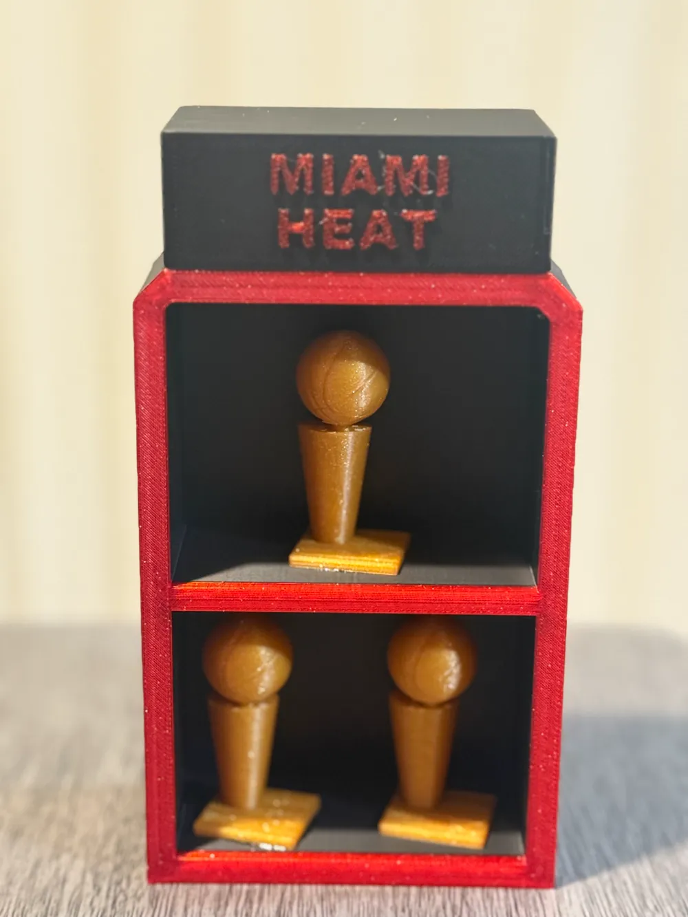 NBA Championship trophy case (ALL Champ. teams inc by ...
