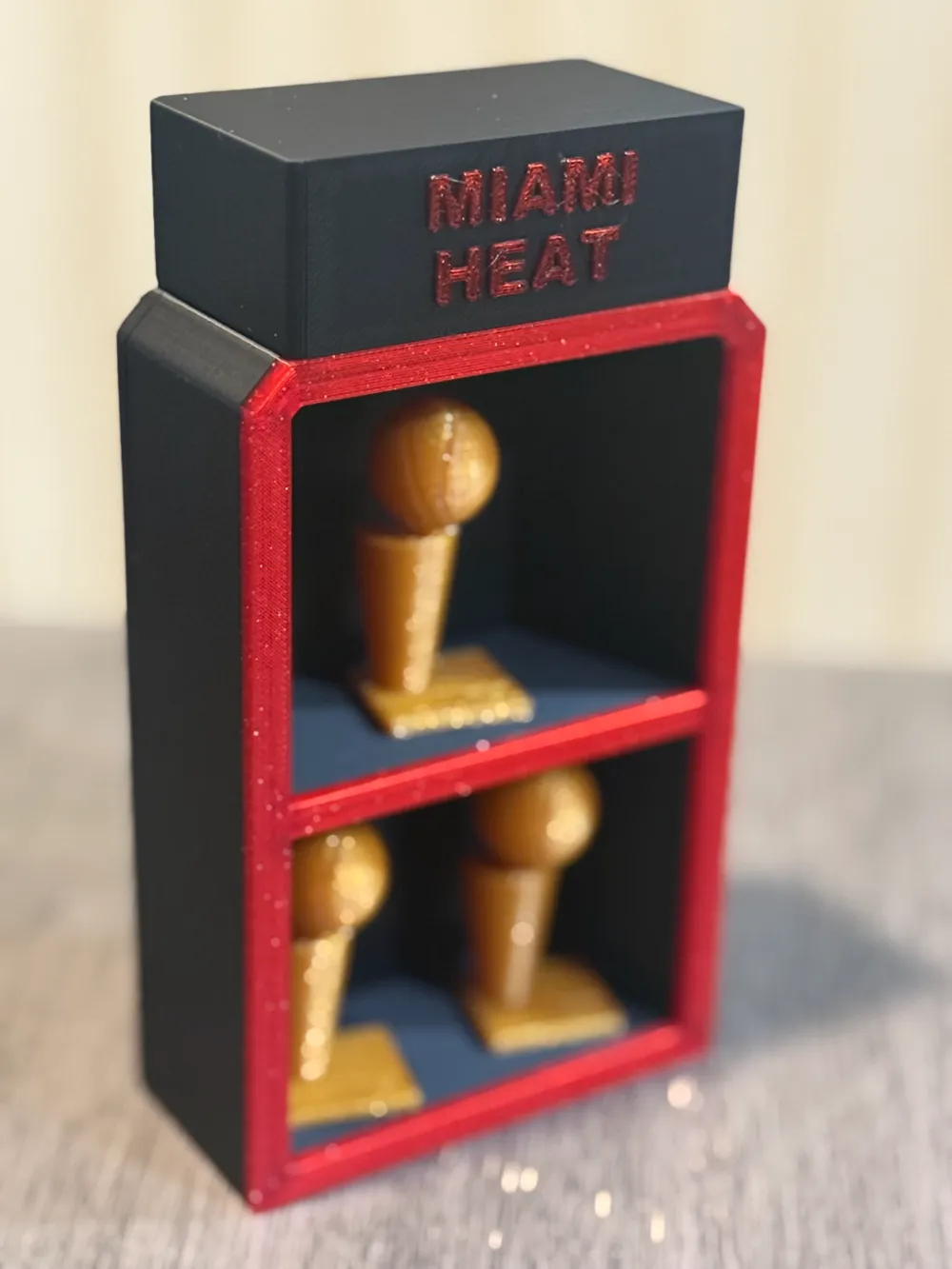 NBA Championship trophy case (ALL Champ. teams inc by ...