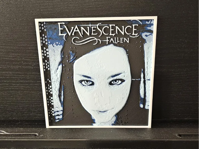 Evanescence - Fallen - Album Cover by Print Sleep Repeat MakerWorld ...