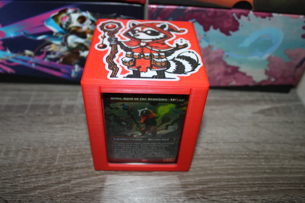 MTG EDH Commander Showcase Deck Box - Bello - Free 3D Print Model ...